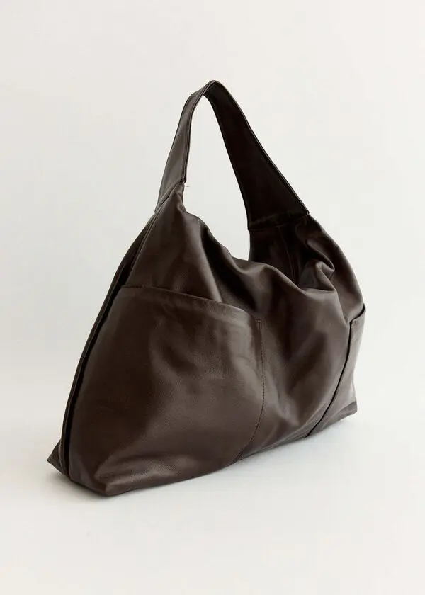 Gimaguas Maxi Sacco Panelled Leather Shoulder Bag