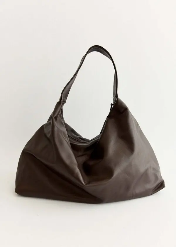 Gimaguas Maxi Sacco Panelled Leather Shoulder Bag