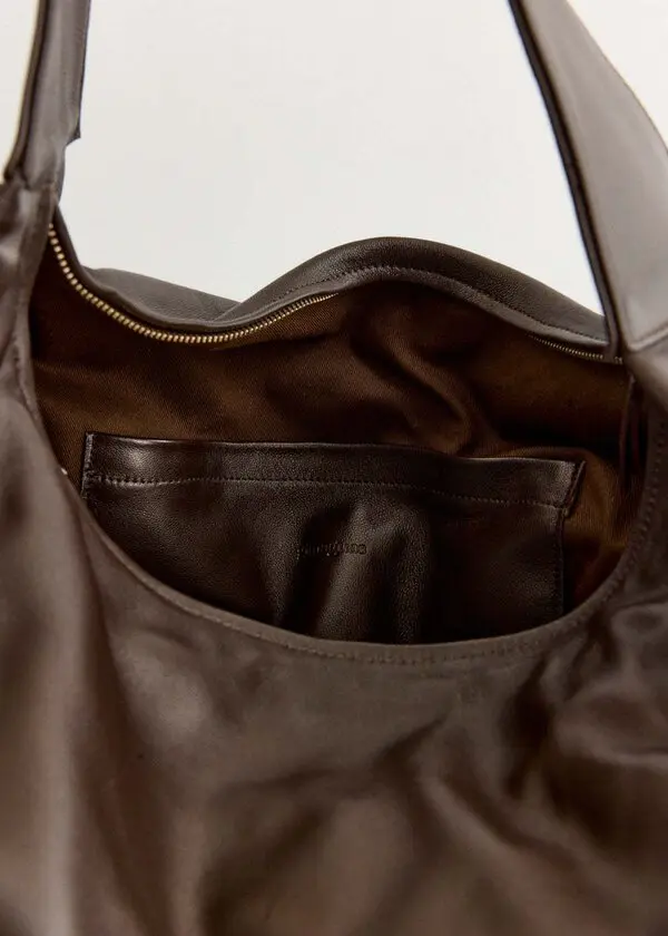 Gimaguas Maxi Sacco Panelled Leather Shoulder Bag