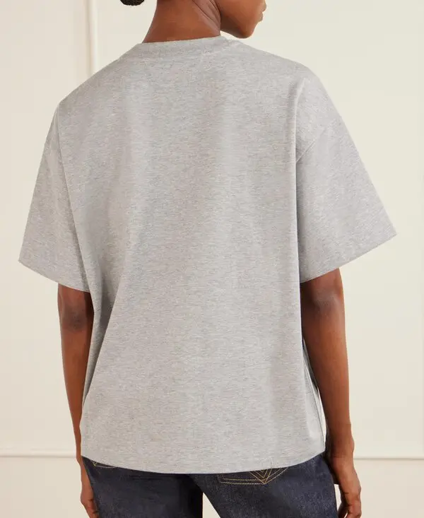 Bottega Veneta Boxy Intrecciato-trimmed T-shirt