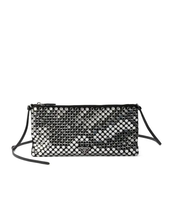 Prada Small Satin And Shoulder Bag