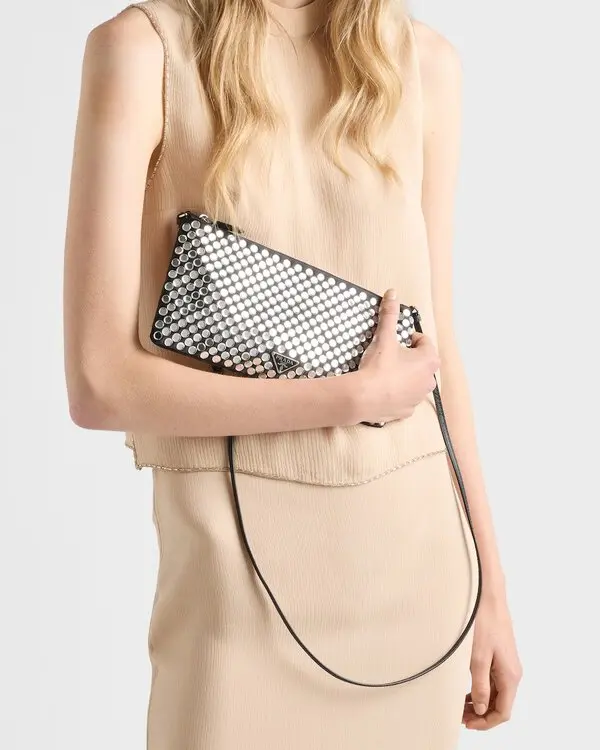 Prada Small Satin And Shoulder Bag