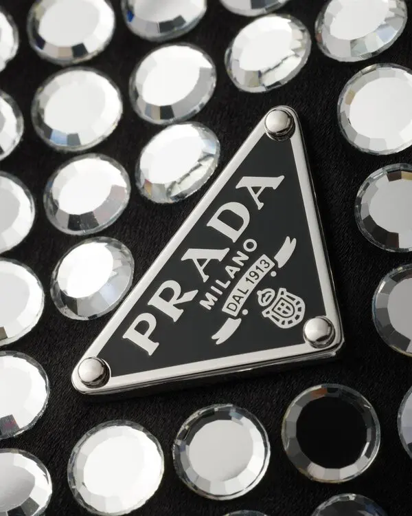 Prada Small Satin And Shoulder Bag