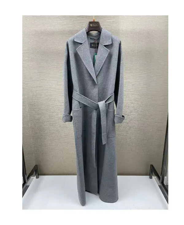 Loro Piana Logo Lapel Coat