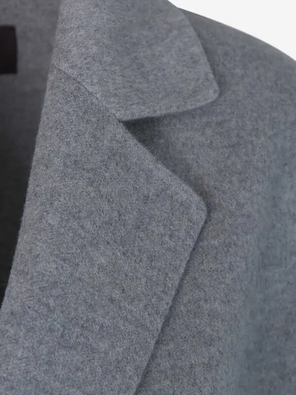 Loro Piana Logo Lapel Coat