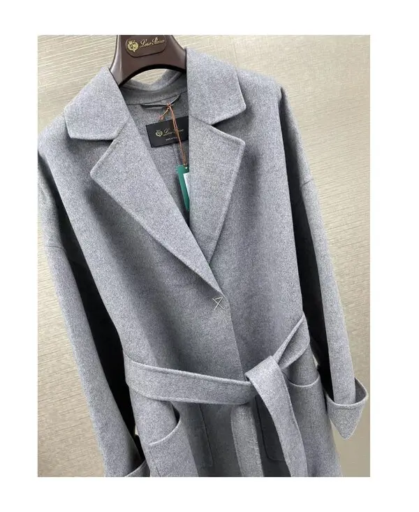 Loro Piana Logo Lapel Coat
