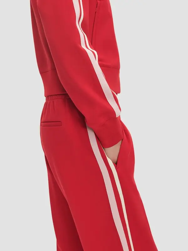 Rag & Bone Irina Ponte Track Pants - Red Multi