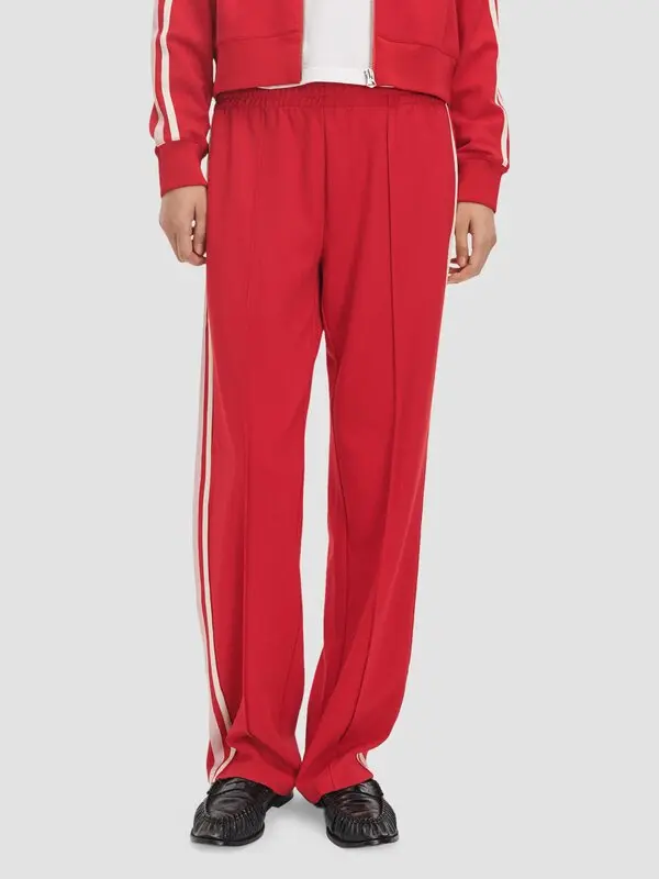 Rag & Bone Irina Ponte Track Pants - Red Multi