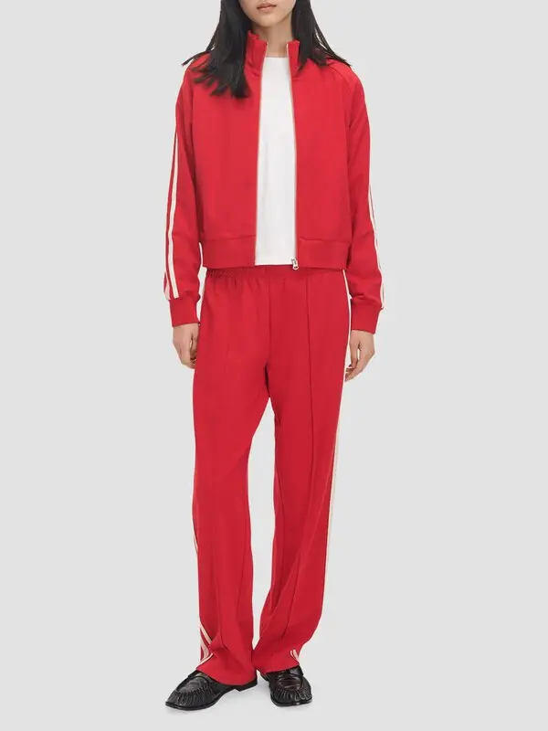 Rag & Bone Irina Ponte Track Pants - Red Multi