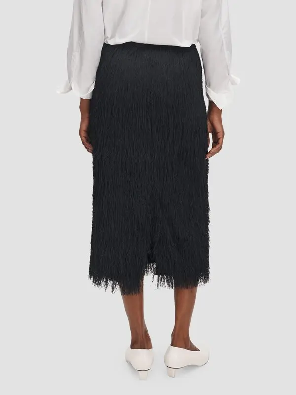 Rag & Bone Amalia Fringe Knit Midi Skirt