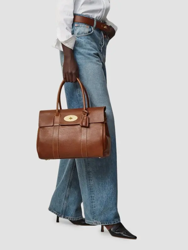 Mulberry Heritage Bayswater Leather Bag - Oak