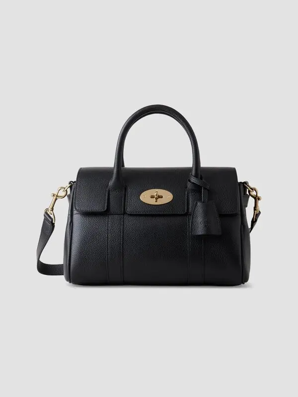 Mulberry Small Bayswater Leather Satchel - Black