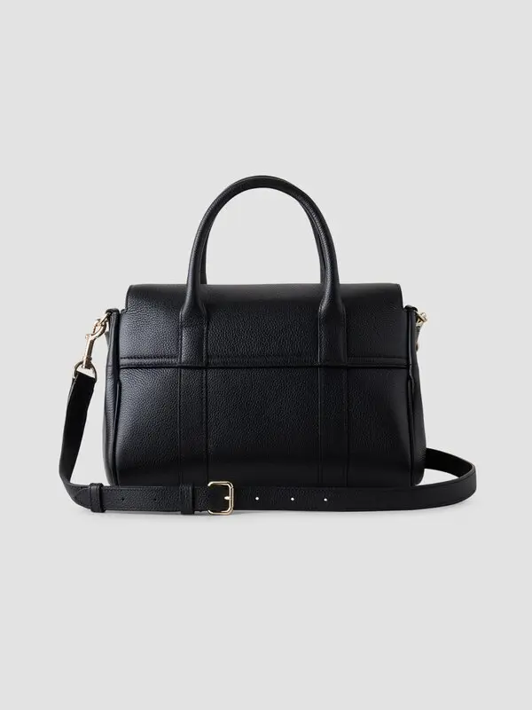 Mulberry Small Bayswater Leather Satchel - Black