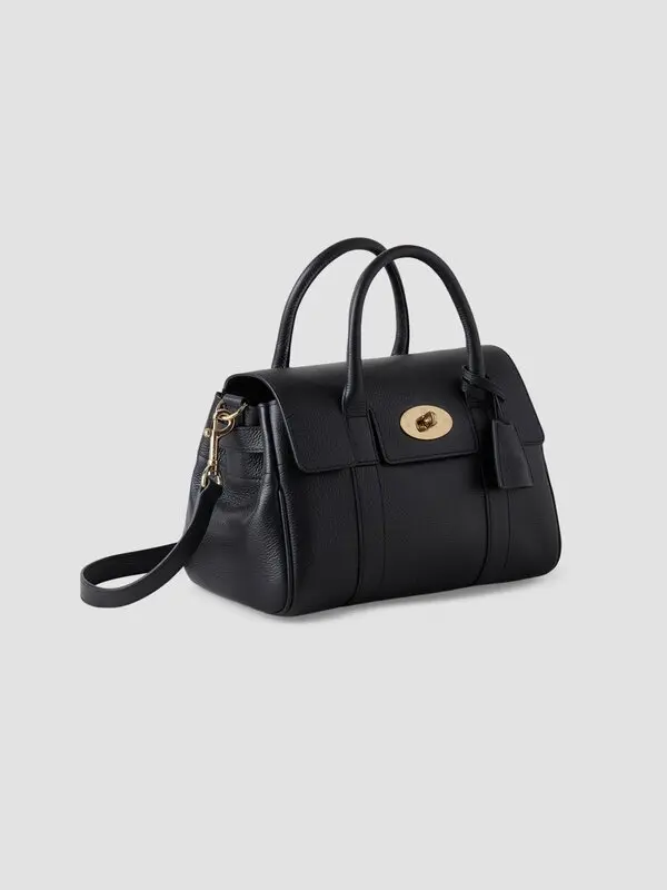 Mulberry Small Bayswater Leather Satchel - Black