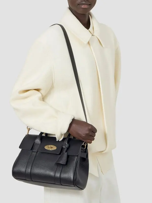 Mulberry Small Bayswater Leather Satchel - Black