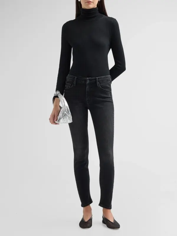 MOTHER The Looker Low-rise Skinny Jeans