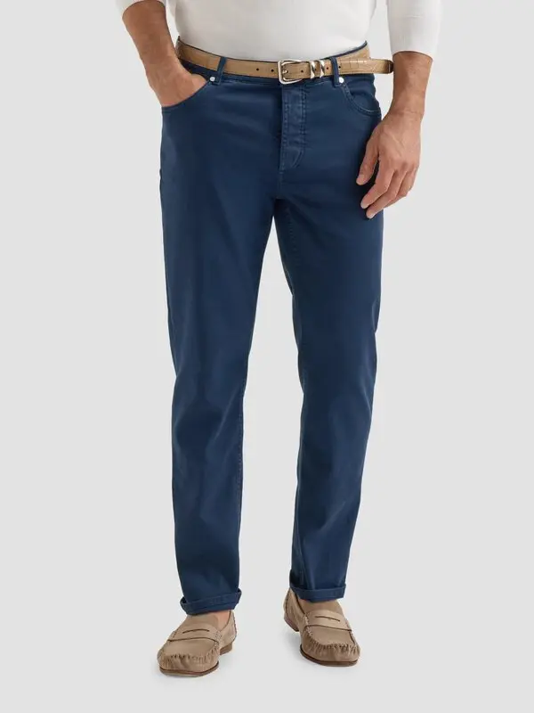 Brunello Cucinelli Gart-dyed Traditional Fit Jeans