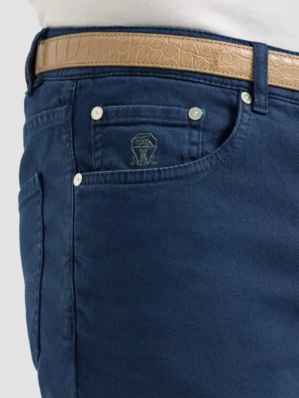 Brunello Cucinelli Gart-dyed Traditional Fit Jeans