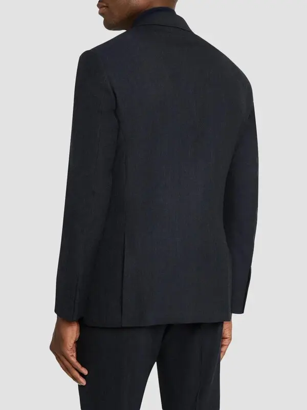 Ralph Lauren Purple Label Wool-blend Nailhead Single-breasted Suit