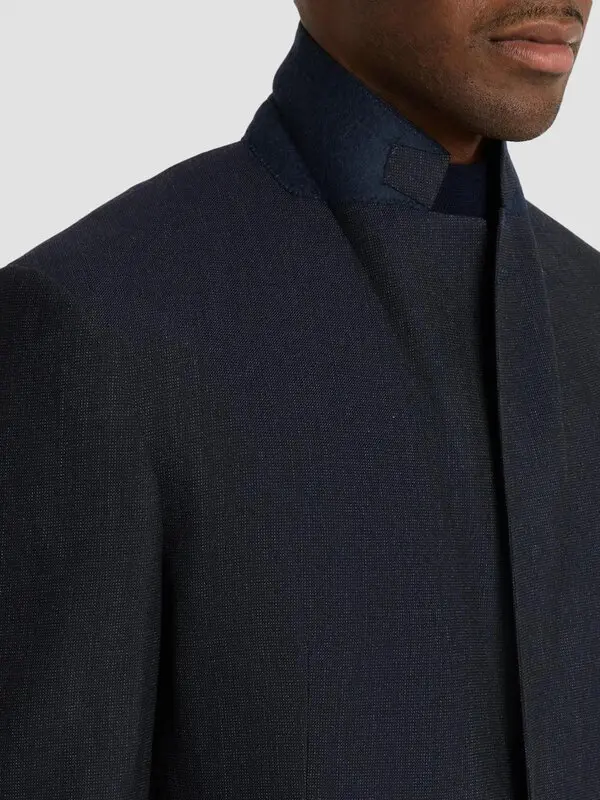 Ralph Lauren Purple Label Wool-blend Nailhead Single-breasted Suit