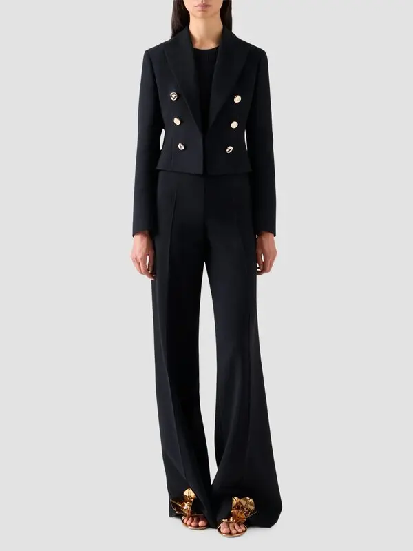 Akris Kesly Double-faced Wool Short Jacket