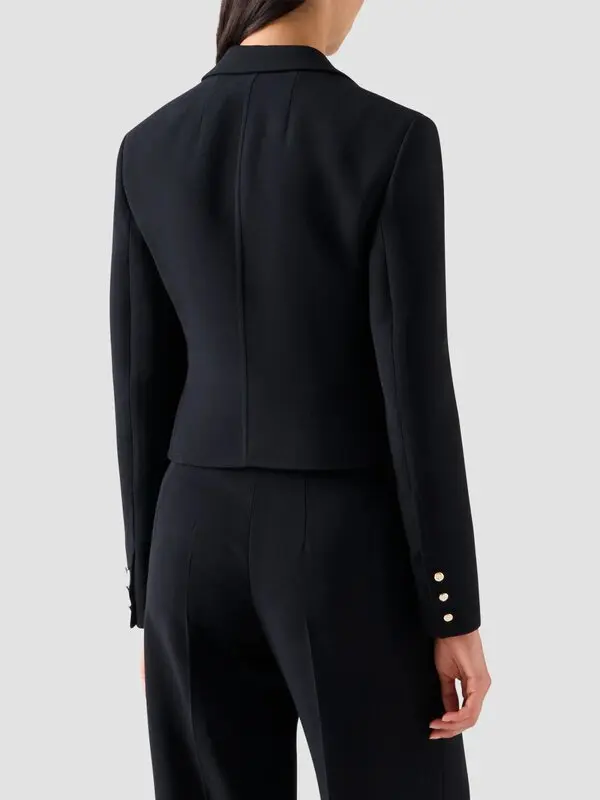 Akris Kesly Double-faced Wool Short Jacket
