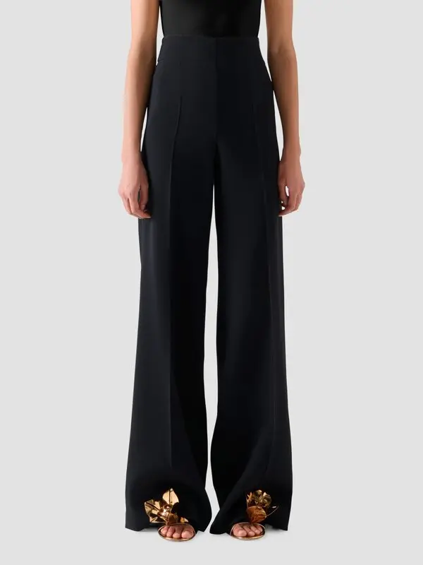 Akris Fiyuki Double-face Wool-blend Wide-leg Pants