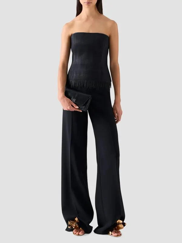 Akris Fiyuki Double-face Wool-blend Wide-leg Pants