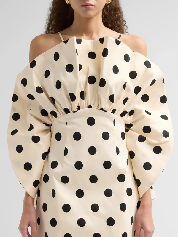 Acler Femme Fatale Ketch Polka Dot Mini Dress - Dotty