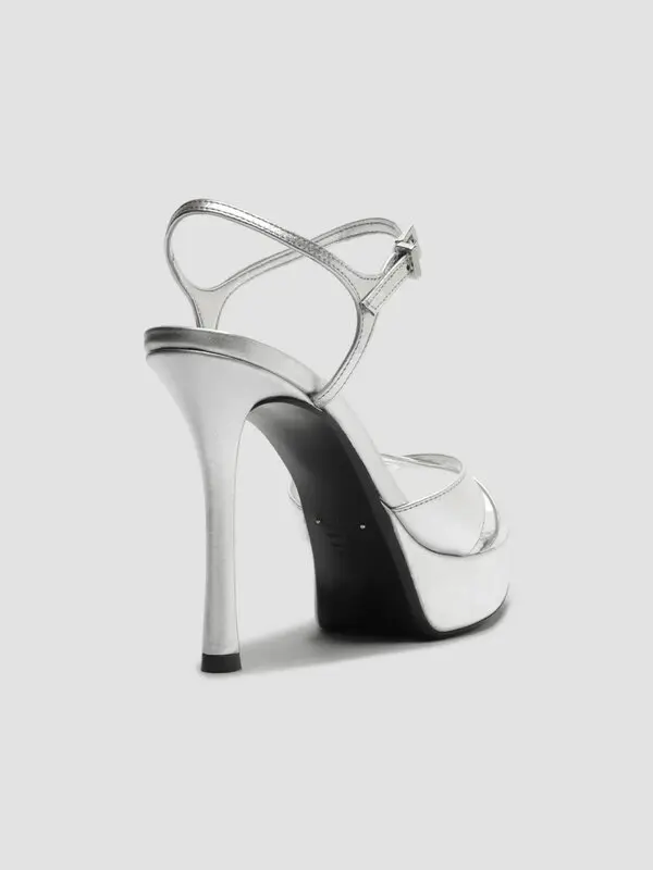 Schutz Maxine 120mm Leather Platform Sandals