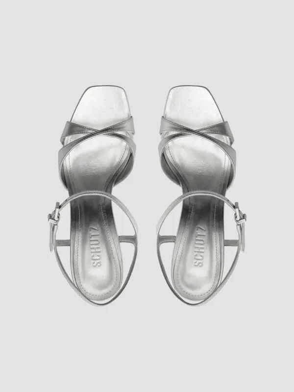 Schutz Maxine 120mm Leather Platform Sandals