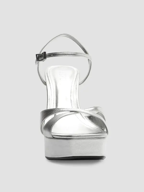 Schutz Maxine 120mm Leather Platform Sandals