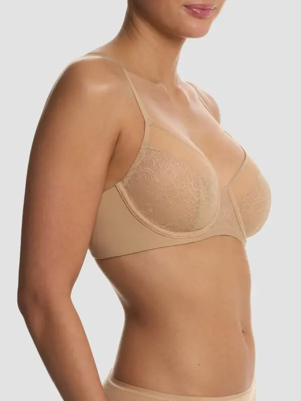 Natori Radiance Convertible Unlined Underwire Bra - Cafe