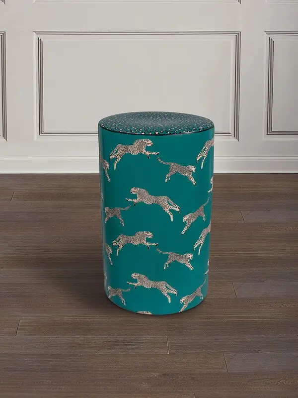 PORT 68 Leaping Cheetah Garden Stool