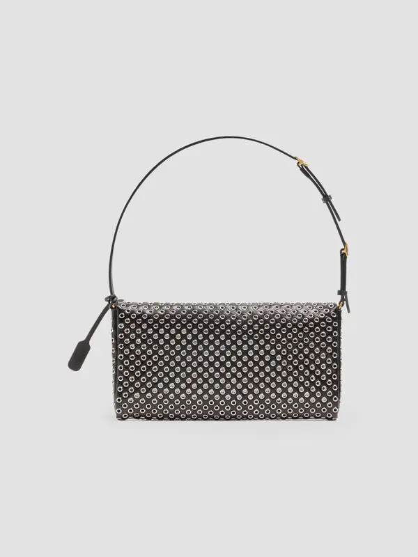 Valentino Garavani Devain Small Shoulder Bag With Eyelets