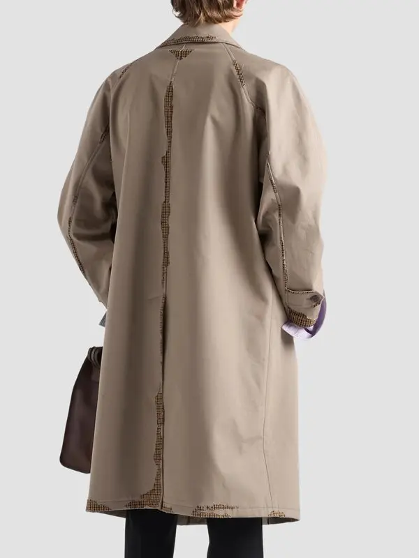 Prada Bonded Devoré Cotton Coat