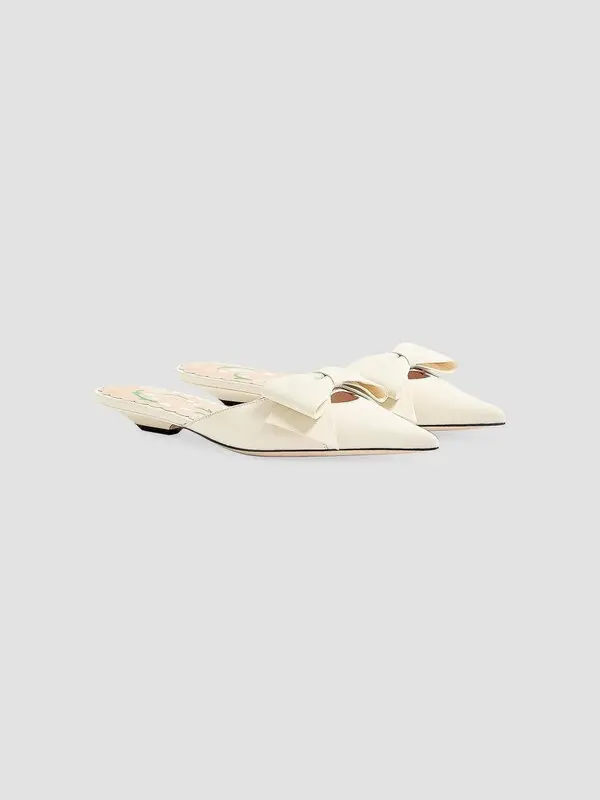 Valentino Garavani Bowow Kidskin 20mm Mules