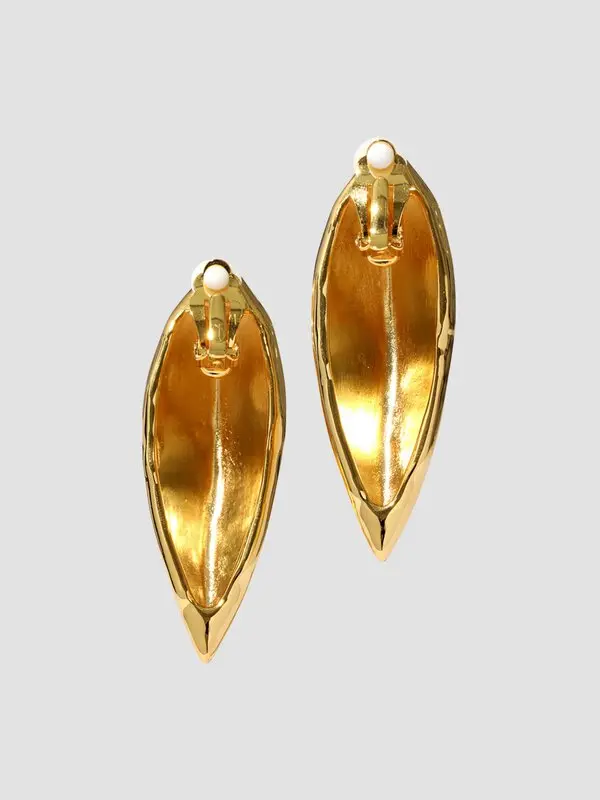 Alexis Bittar Brut 14k--plated Clip-on Earrings
