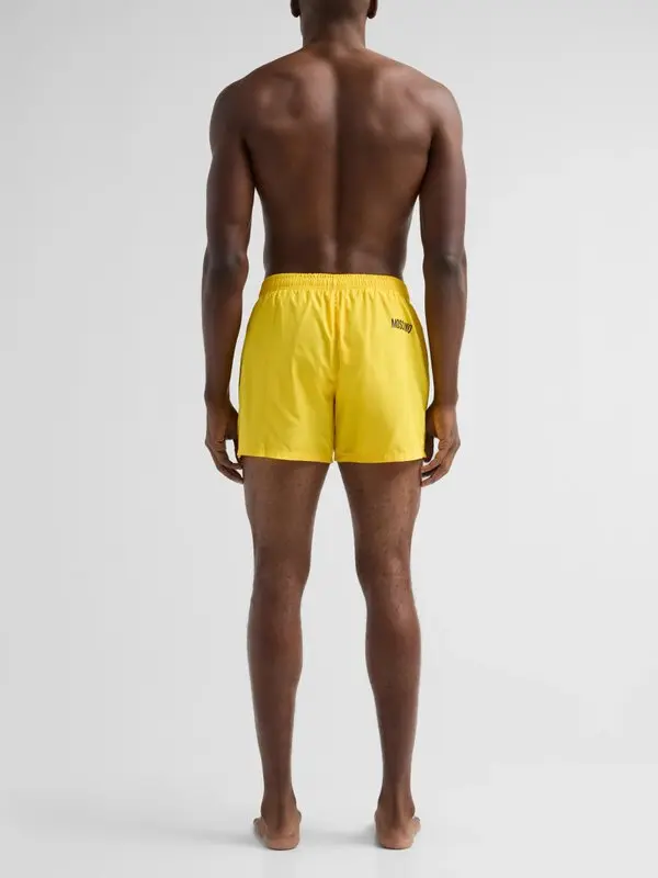 Moschino Smiley Face Nylon Swim Shorts
