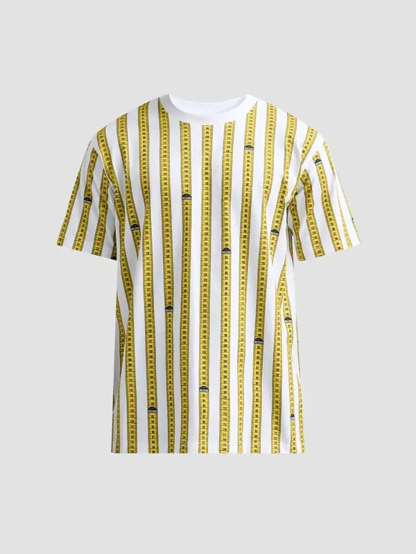 Moschino Striped Tape Measure T-shirt