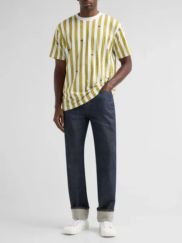 Moschino Striped Tape Measure T-shirt