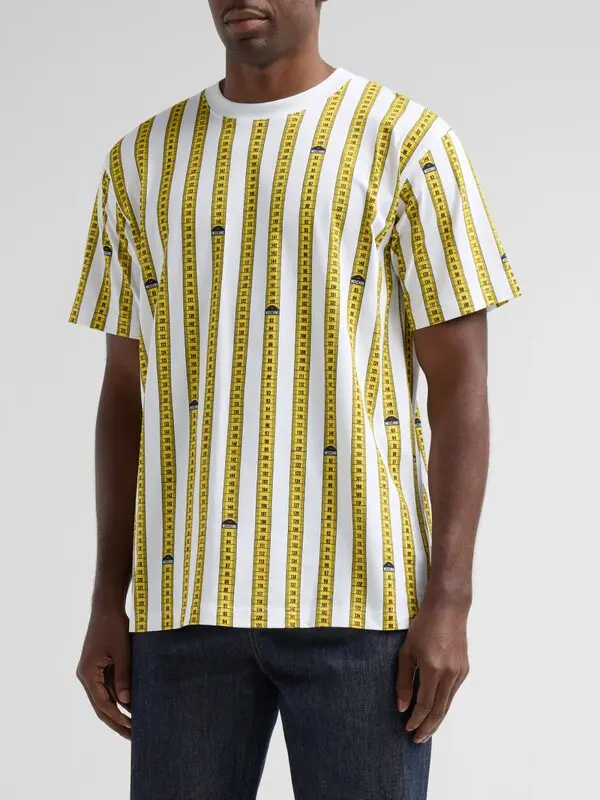 Moschino Striped Tape Measure T-shirt