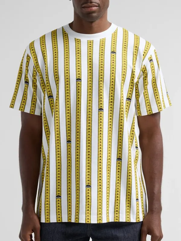 Moschino Striped Tape Measure T-shirt