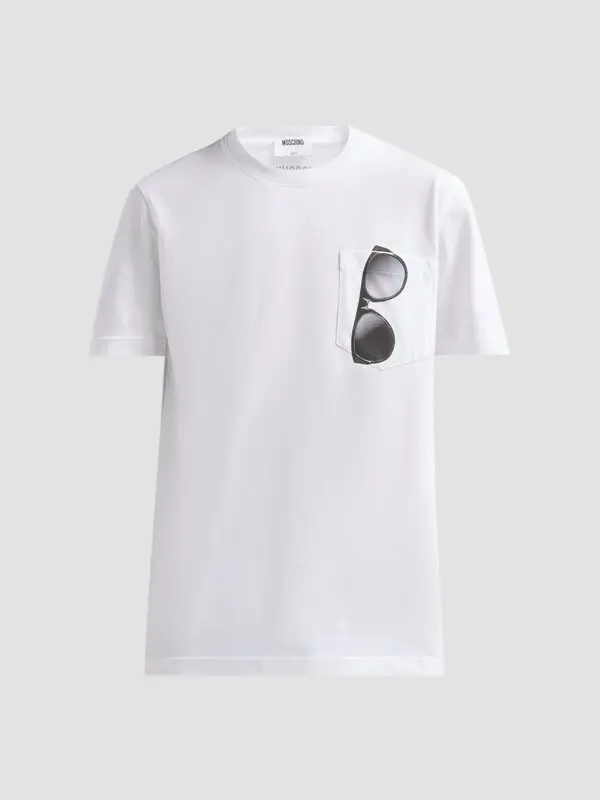 Moschino Trompe L'oeil Cotton Jersey T-shirt