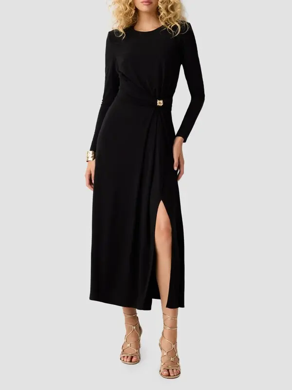 Ramy Brook Piper Velvet Wrap Gown