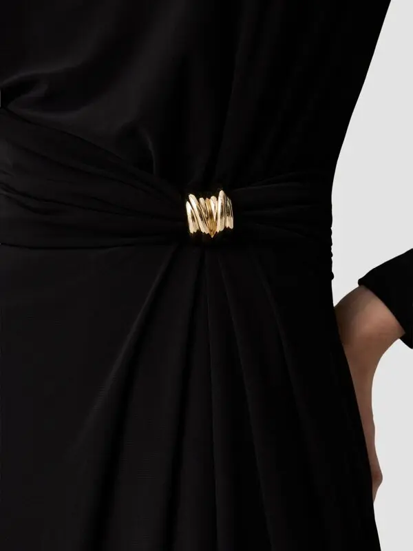 Ramy Brook Piper Velvet Wrap Gown