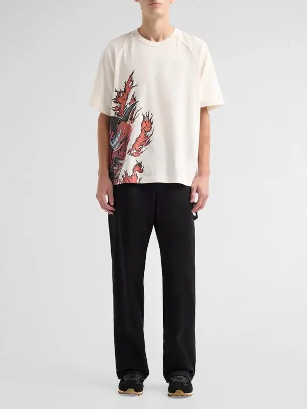 ADIDAS Y-3 Y-3 X Adidas Gfx Graphic Cotton T-shirt