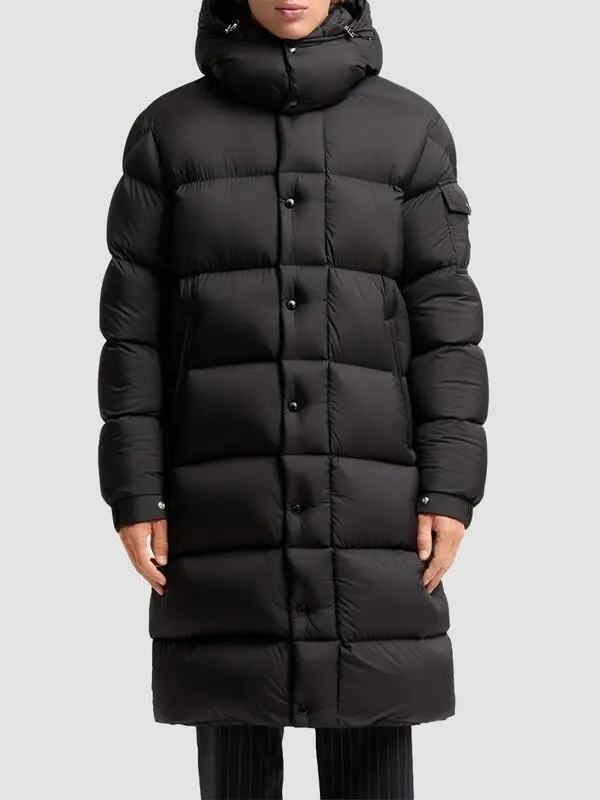 Moncler Hanoverian Hooded Long Down Jacket