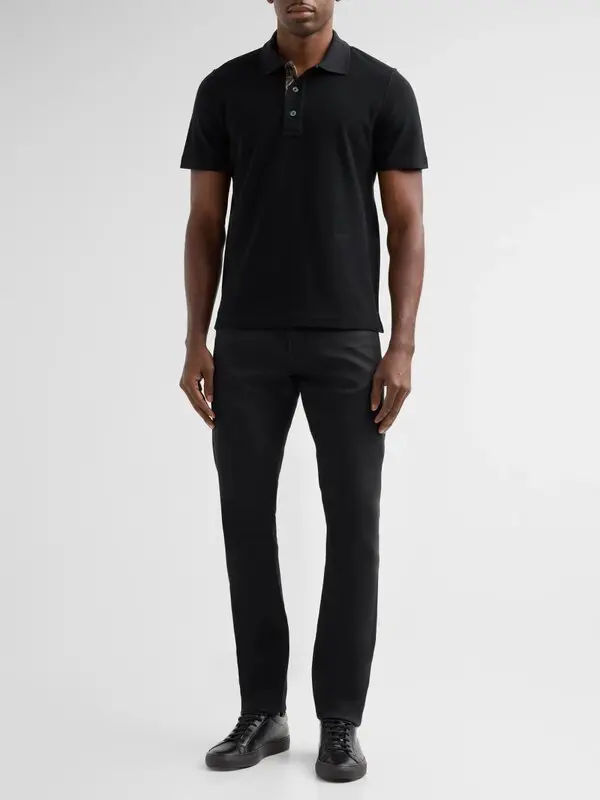 LANVIN Classic Leopard Polo Shirt