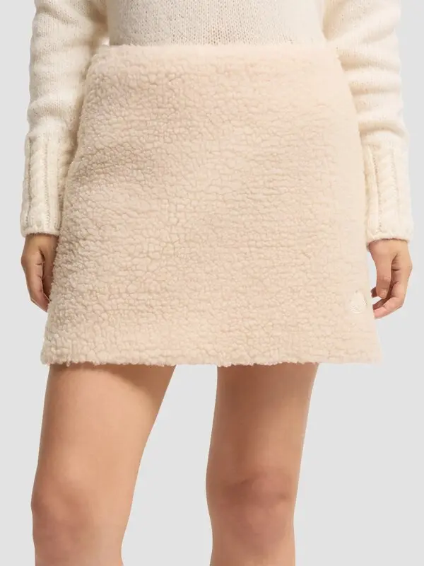 Moncler Teddy Mini Skirt